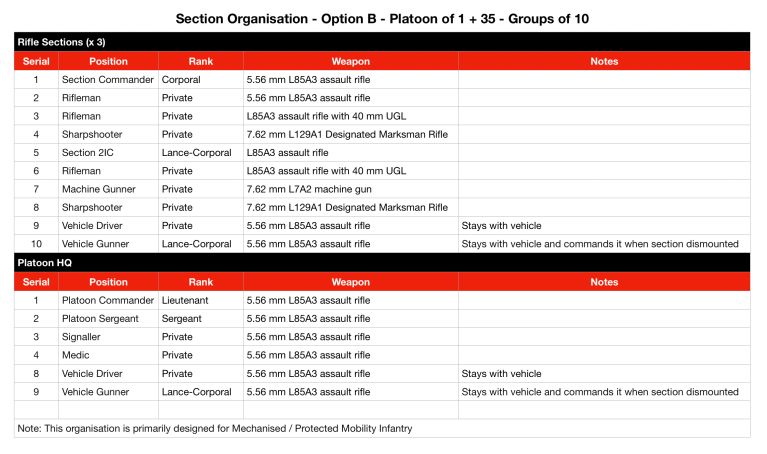 Achieving A Common Size and Structure for UK Infantry Battalions – UK ...